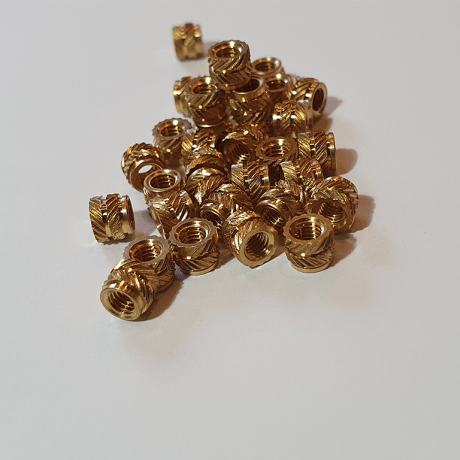 M3x5x4mm Brass Threaded Heat Set Inserts - LS Labs