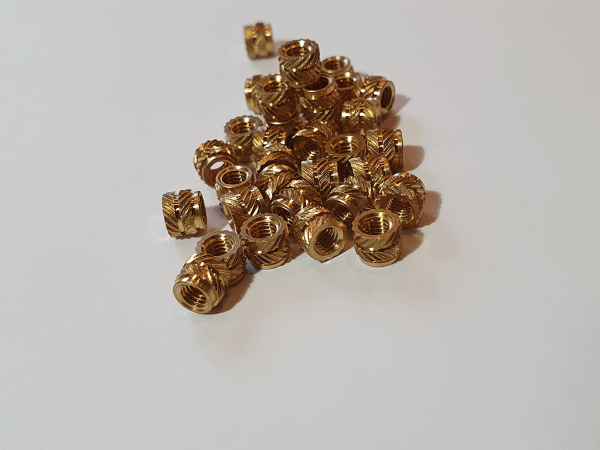 M3x5x4mm Brass Threaded Heat Set Inserts - LS Labs